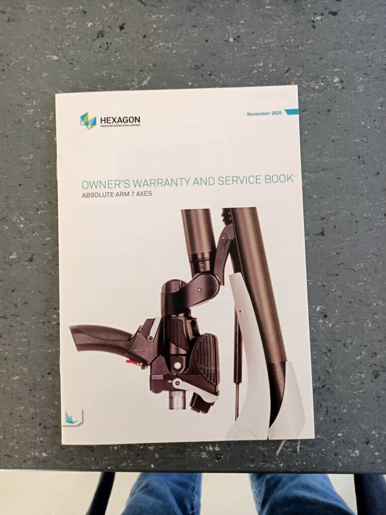 Bras de mesure HEXAGON ABSOLUTE ARM 7 AXES - DG Machines
